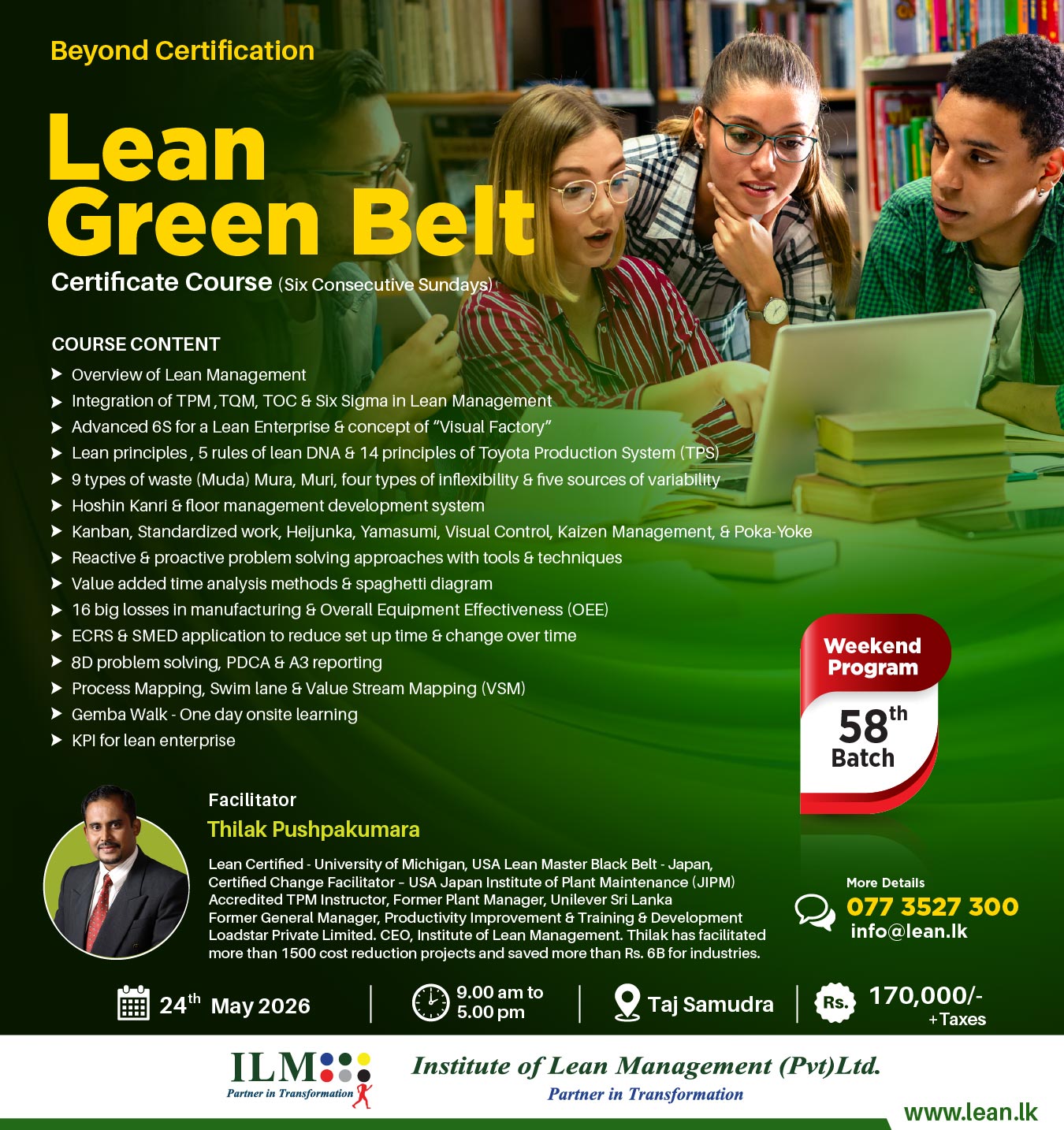 INSTITUTE OF LEAN MANAGEMENT