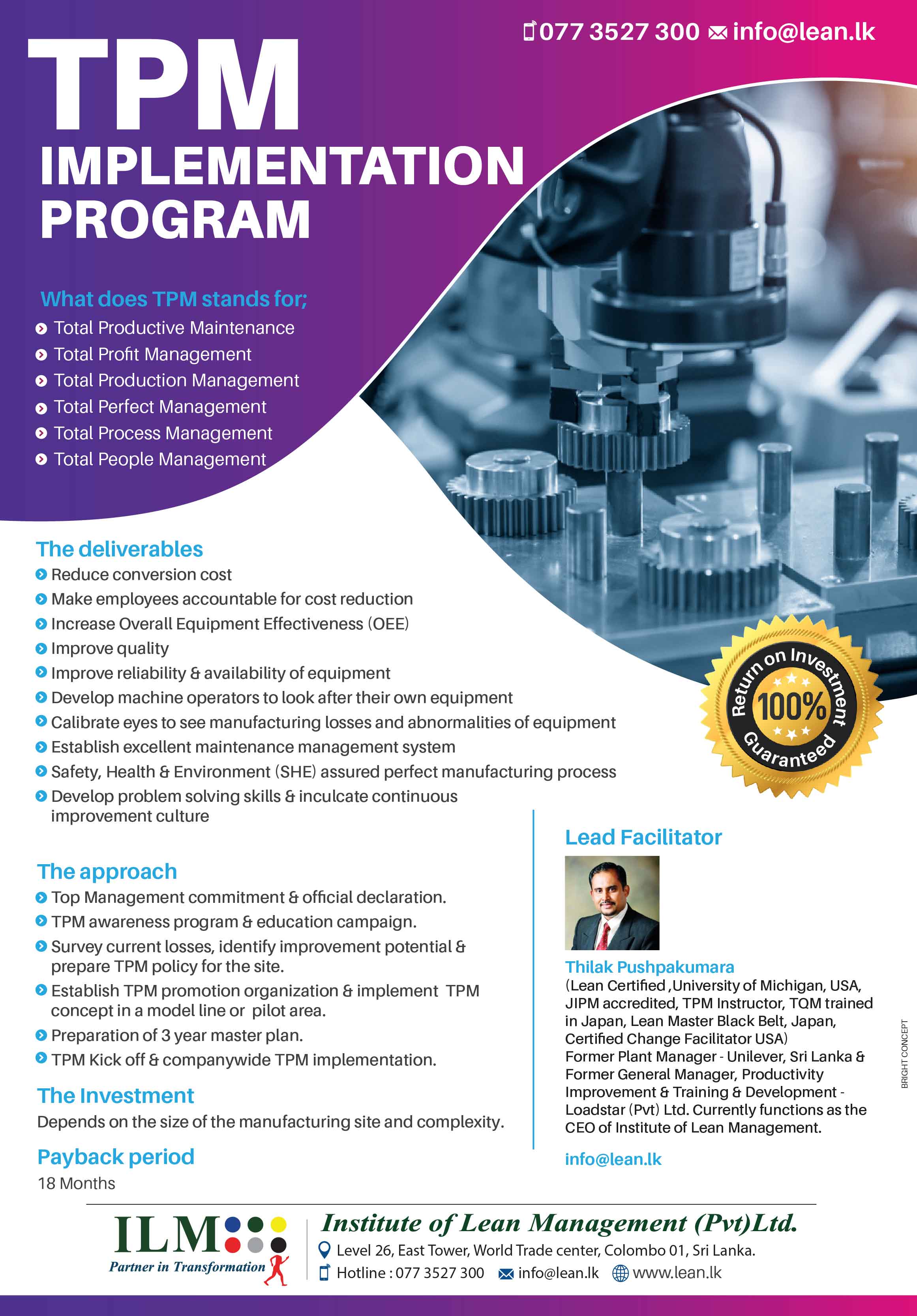 INSTITUTE OF LEAN MANAGEMENT